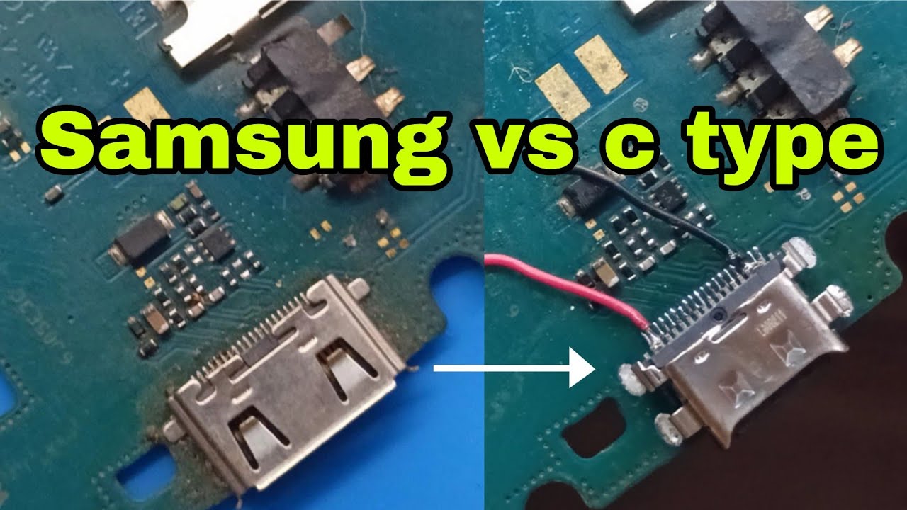 Samsung Charging Port Micro Usb Ke Type-C Android Samsung - YouTube
