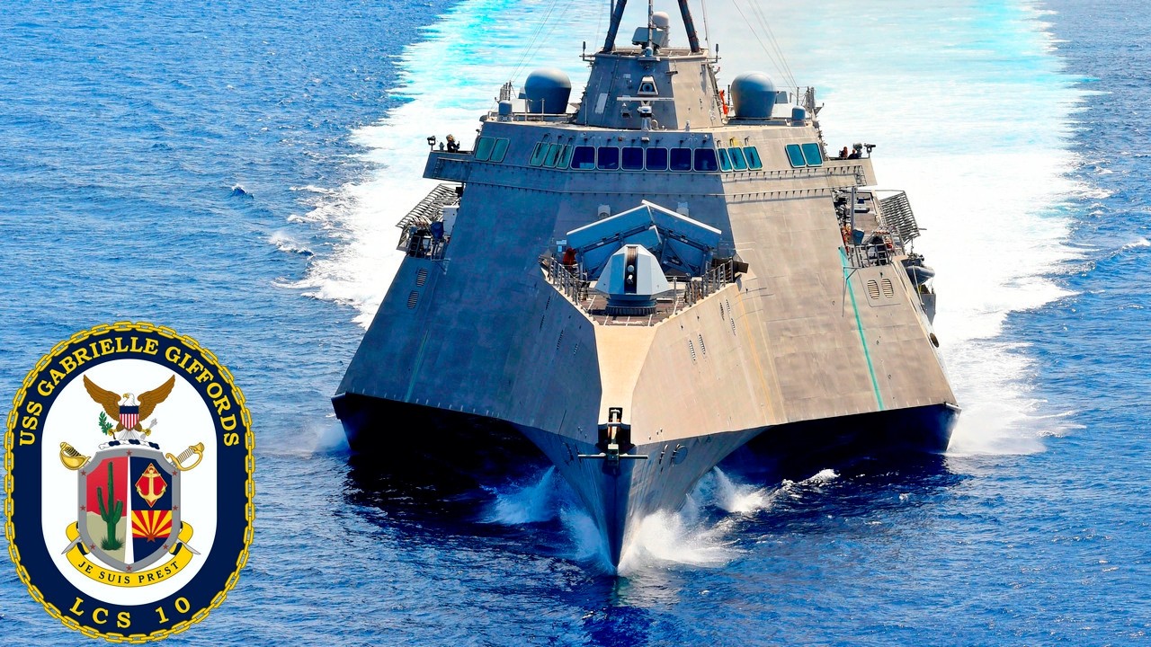 US Navy: Fast Littoral Combat Ship USS Gabrielle Giffords (LCS 10 ...
