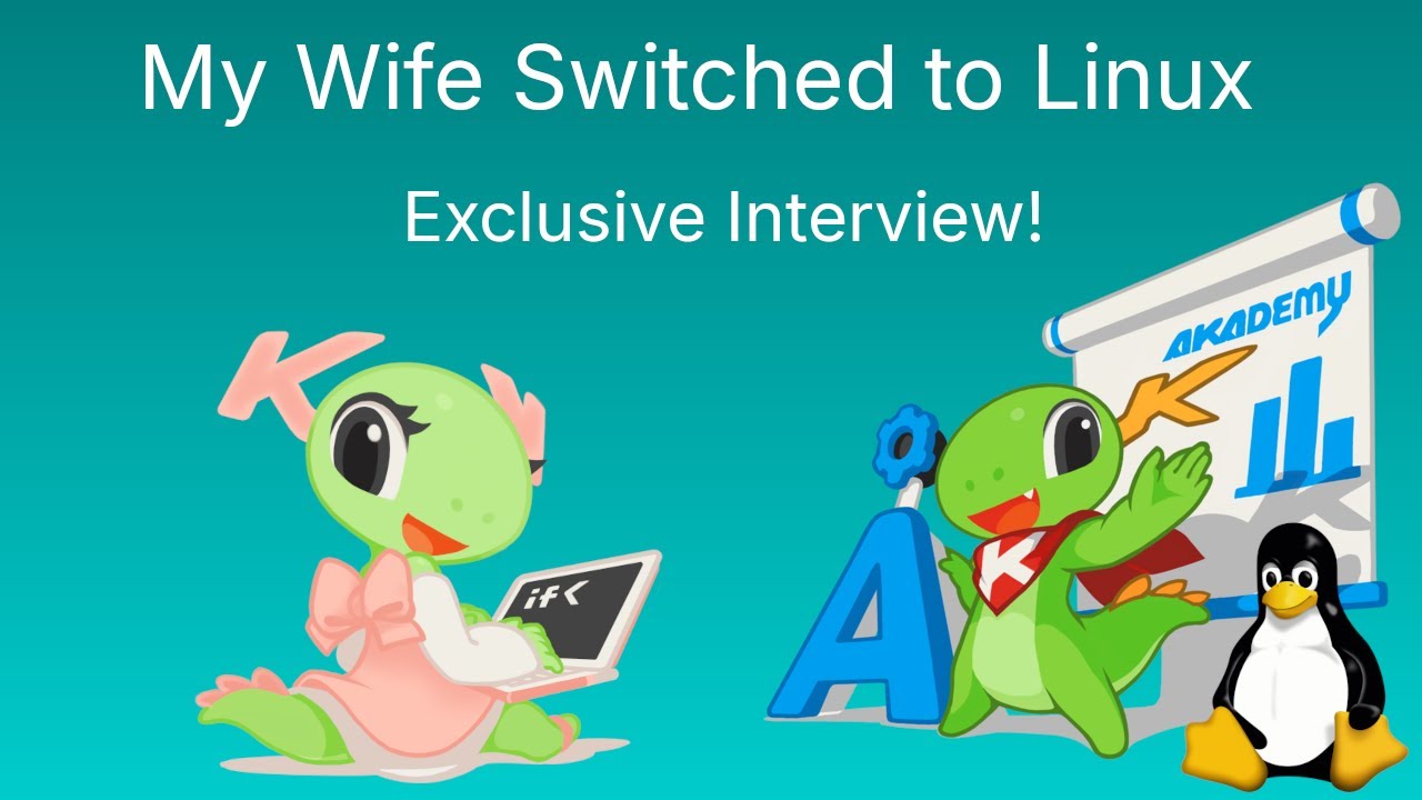 My Wife Switched to Linux - YouTube