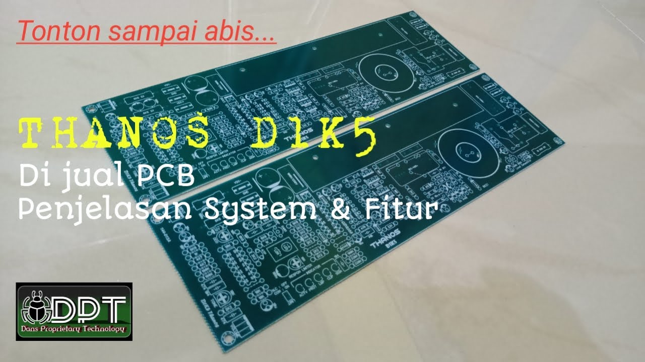Power Class D THANOS D1K5 dijual PCB. Ada Fitur yg blm pernah ada di ...