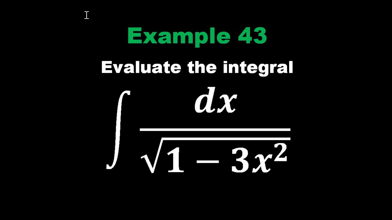 Calculus 2: Integration Formulas Resulting in Inverse Trigonometric ...