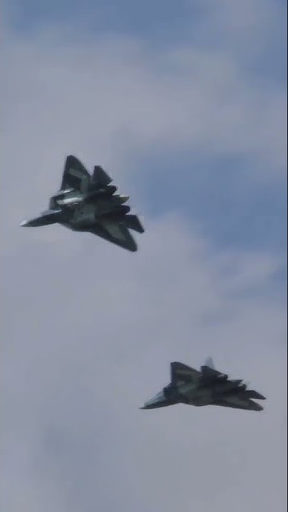 Sukhoi SU-57 Sound in Action - YouTube