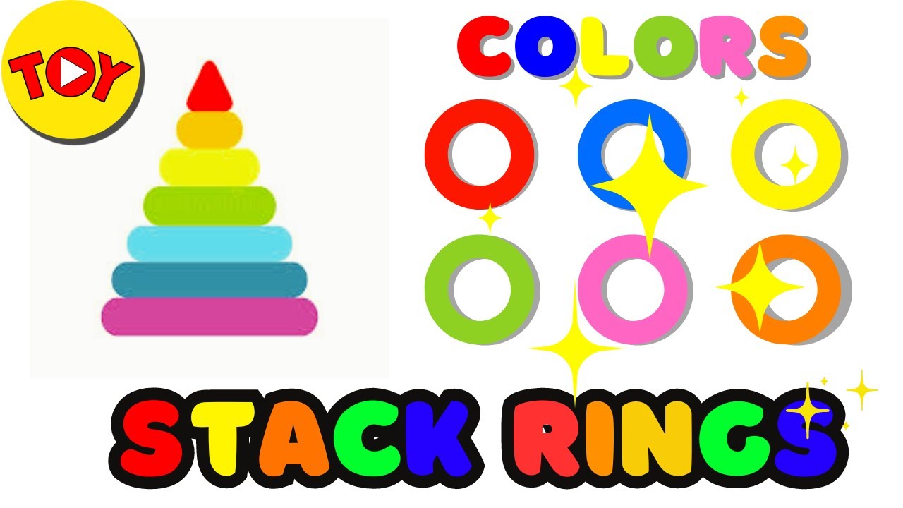 Stacking Fun: Learning Colors & Numbers with Toy Rings on ToyTube - YouTube