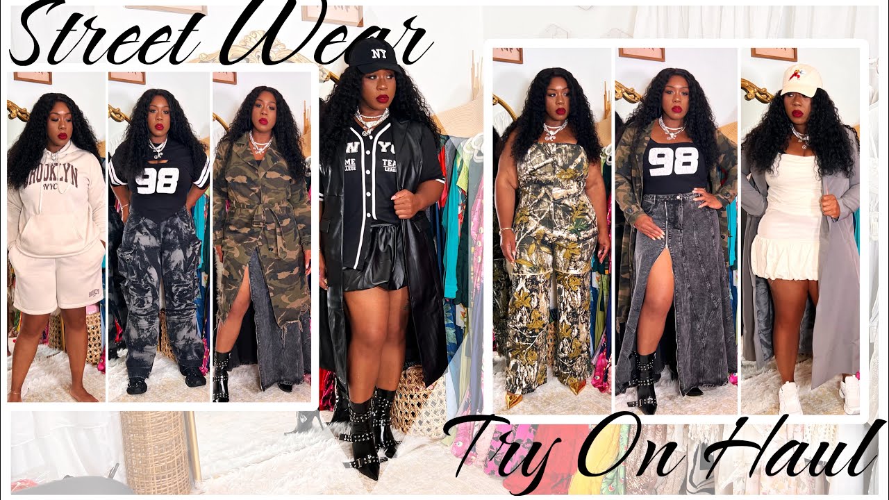 FASHION NOVA CURVE STREETWEAR HAUL | OUTFIT STYLING | PLUS SIZE AND ...