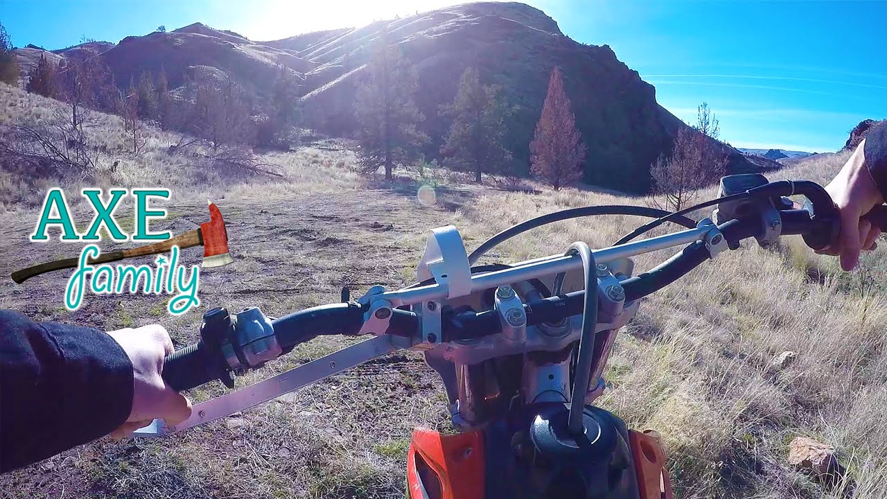His First Attempt | Axe Family Dirt Bike - YouTube