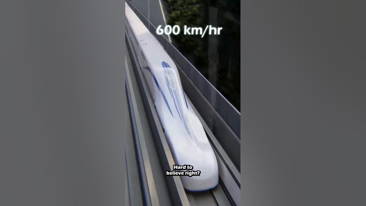 Train that Travels at 600 km/hr... #train #speed #power - YouTube