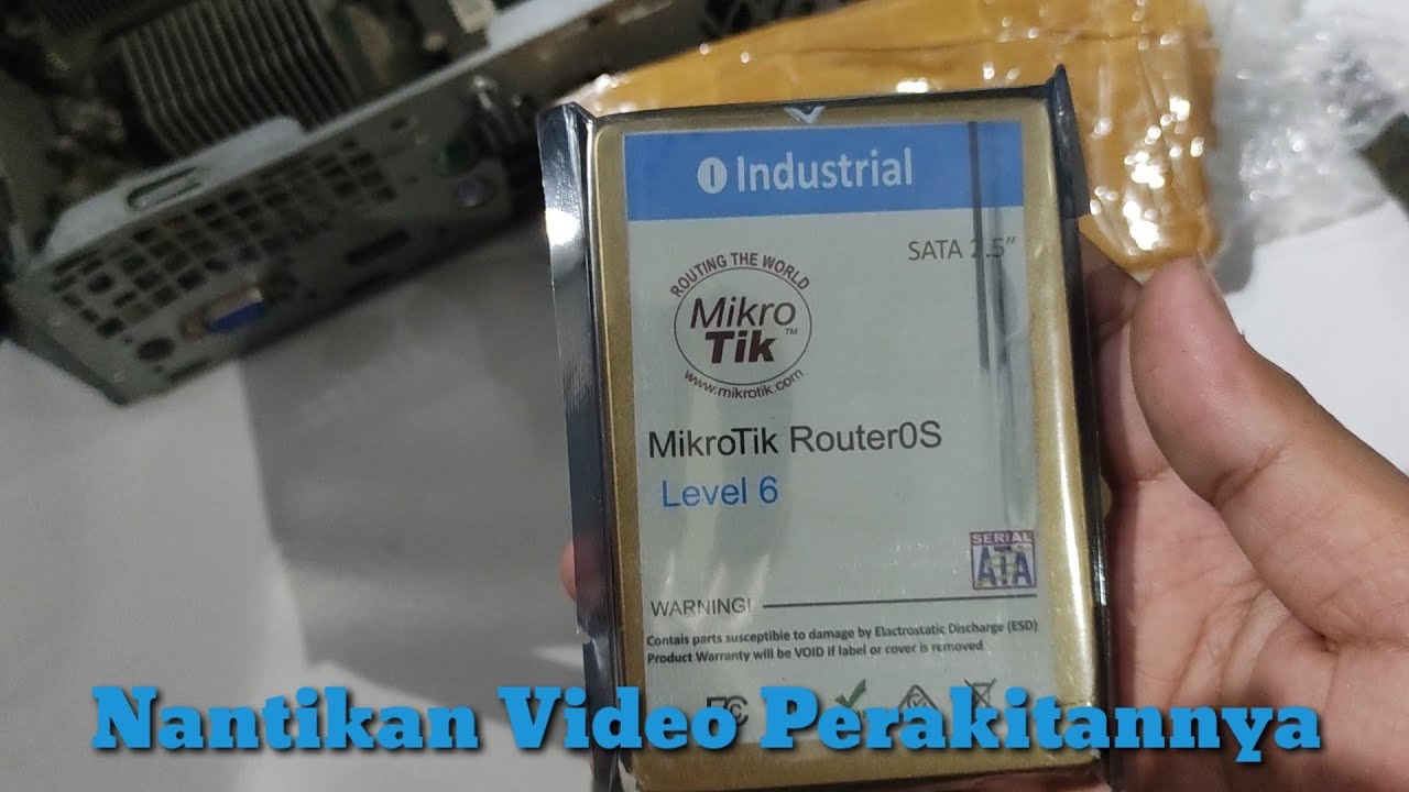 Unboxing Mikrotik SSD 32GB Level 6 (Projek Merakit Mikrotik PC) - YouTube