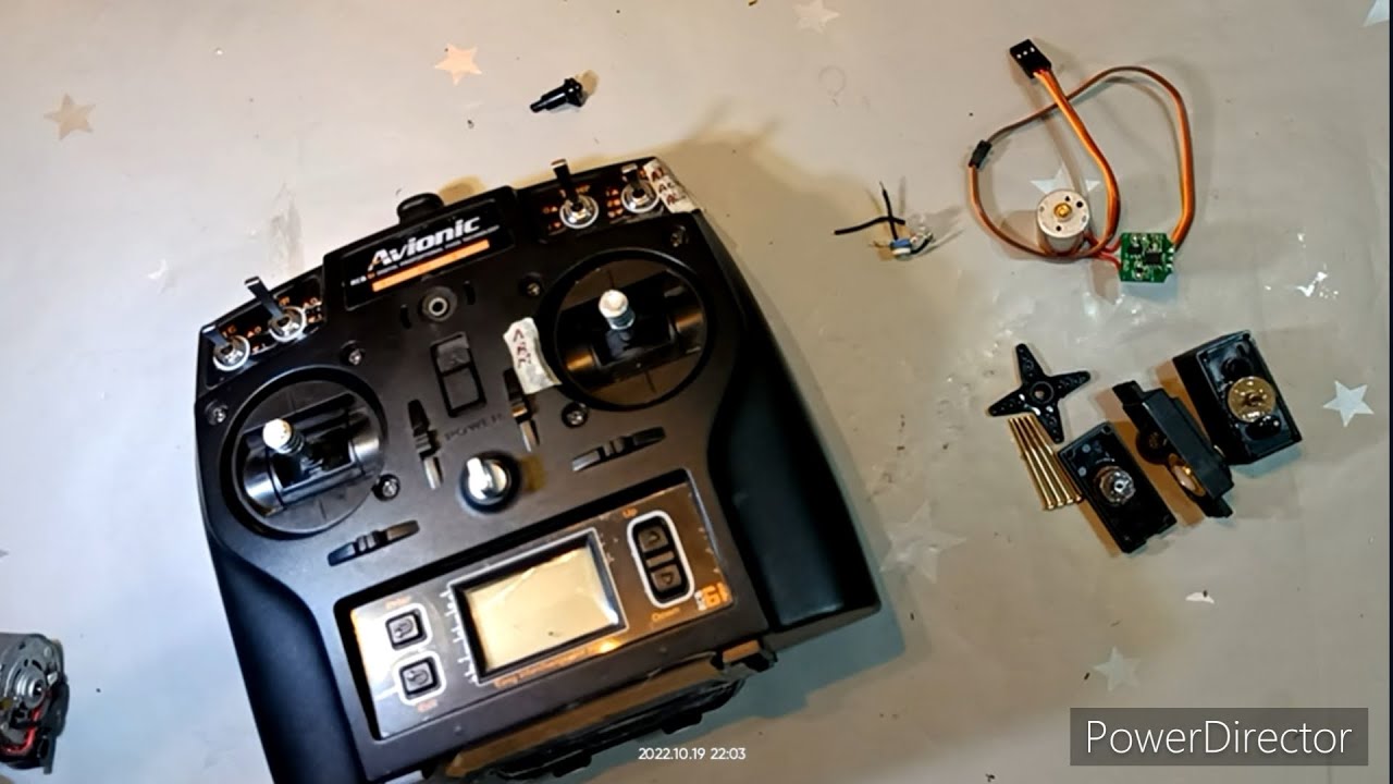 Repairing RC transmitter joystick (Avionic RCBi6) Replacing ...