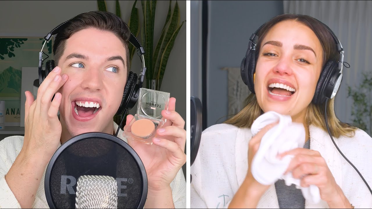 ASMR Skin Care Routine ft Jessica Alba - YouTube