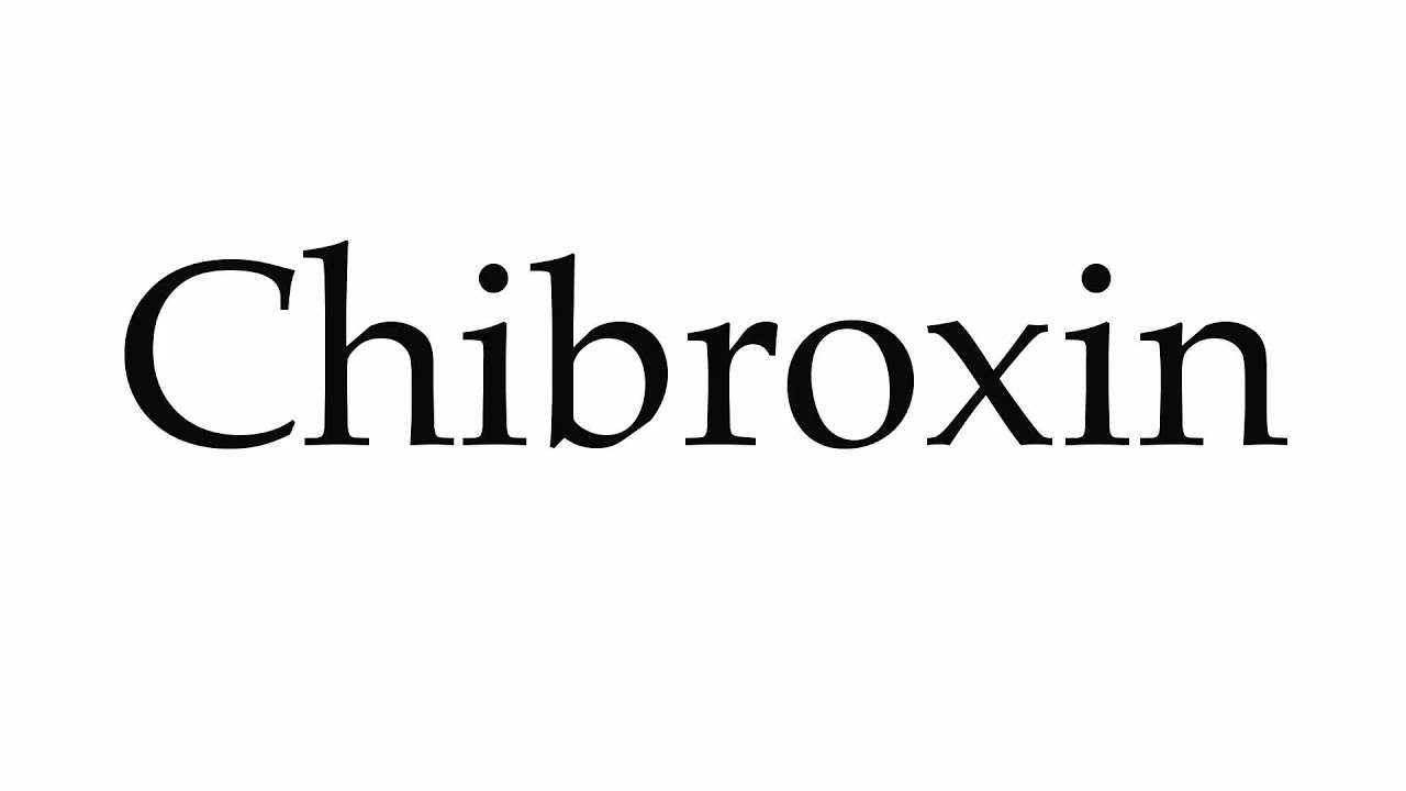 How to Pronounce Chibroxin - YouTube