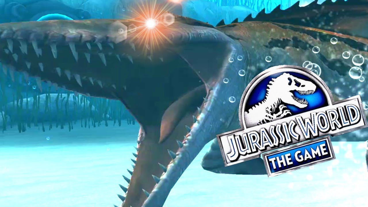 PROBANDO AL MOSASAURUS GEN2 A NIVEL MAXIMO!! JURASSIC WORLD THE GAME ...