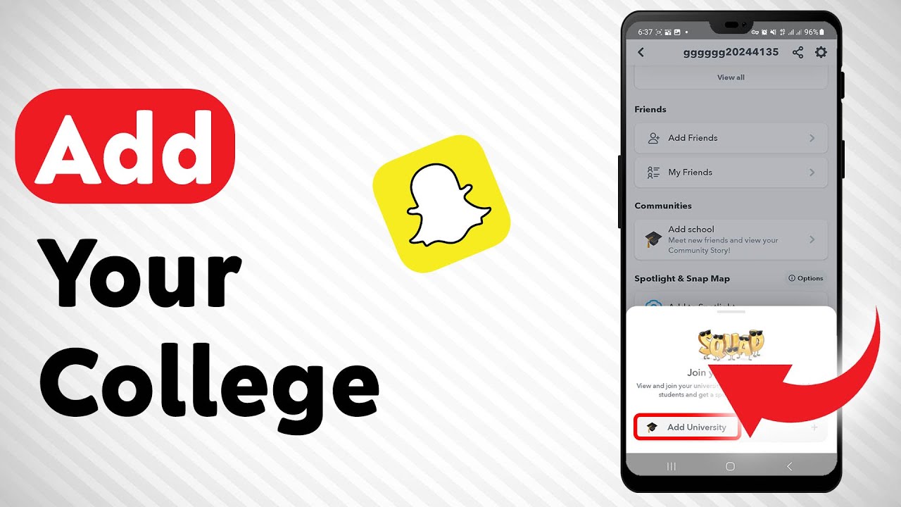 How To Add Your College On Snapchat - Full Guide - YouTube
