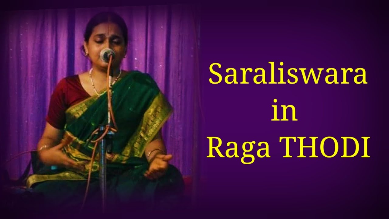 5 minutes daily Vocal warmup : Sarali Varisai in Raga Thodi_sruthi G ...