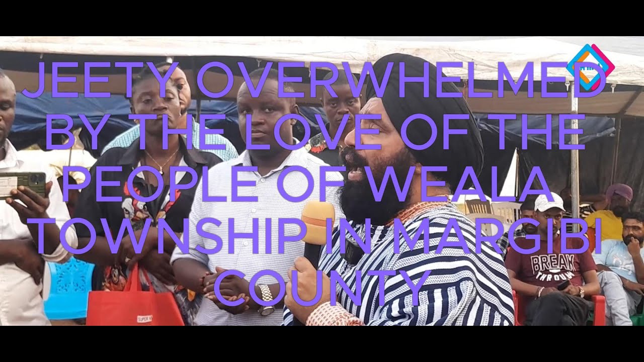 Weala Residents Gown Jeety for His Humanitarian Services to Them - YouTube