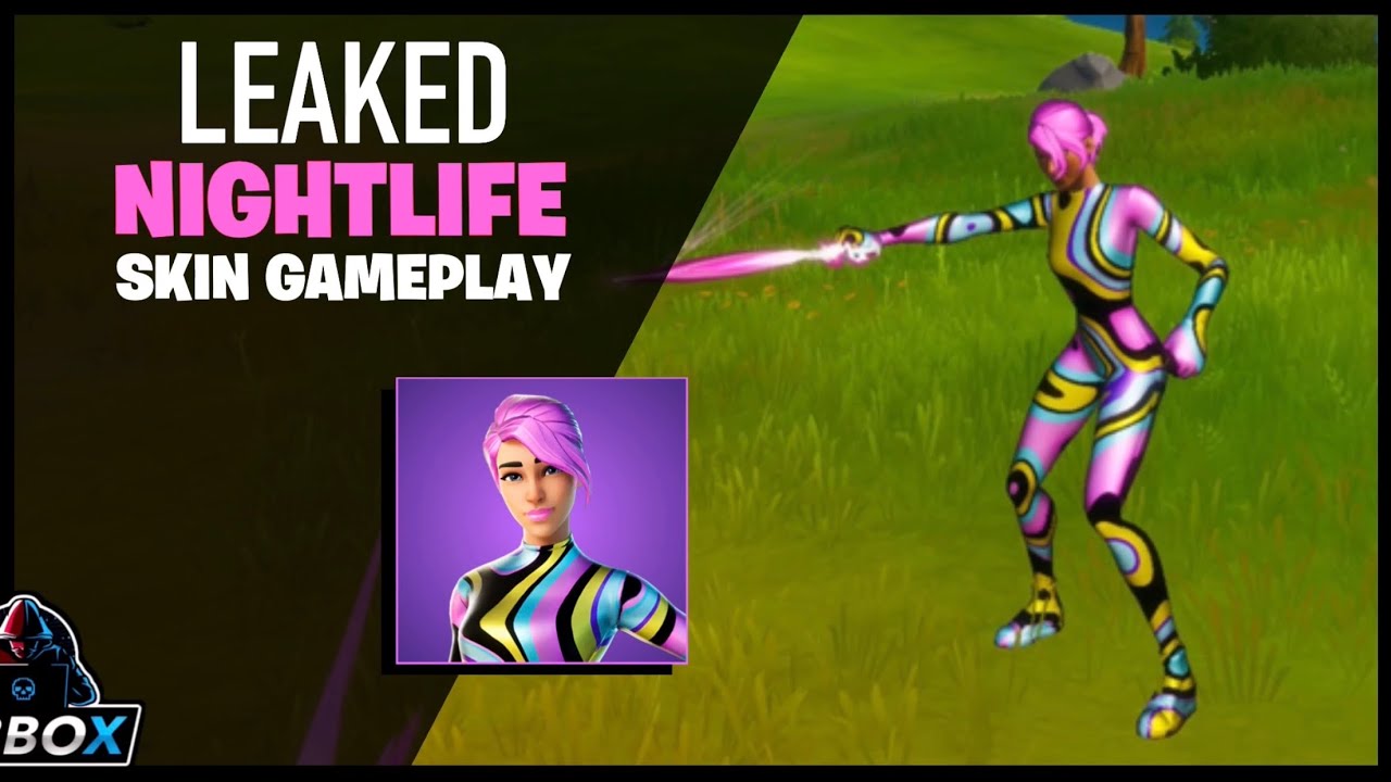 LEAKED “NIGHTLIFE” SKIN GAMEPLAY!!! - Fortnite Battle Royale - YouTube