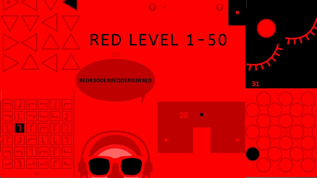 Red game level 1-50 (Part 2) - YouTube
