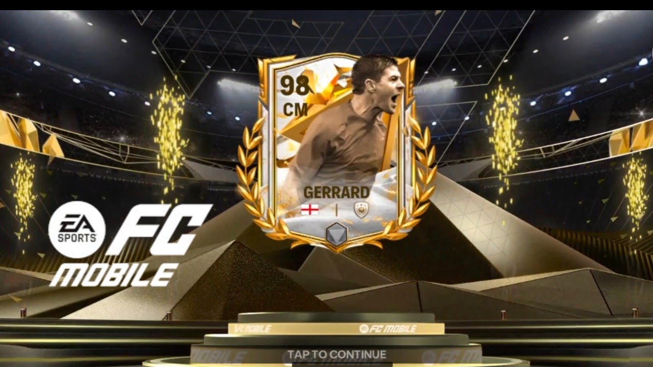 Stever Gerrard 98 OVR For Free | EA FC Mobile 24 | Legends Chronicle ...