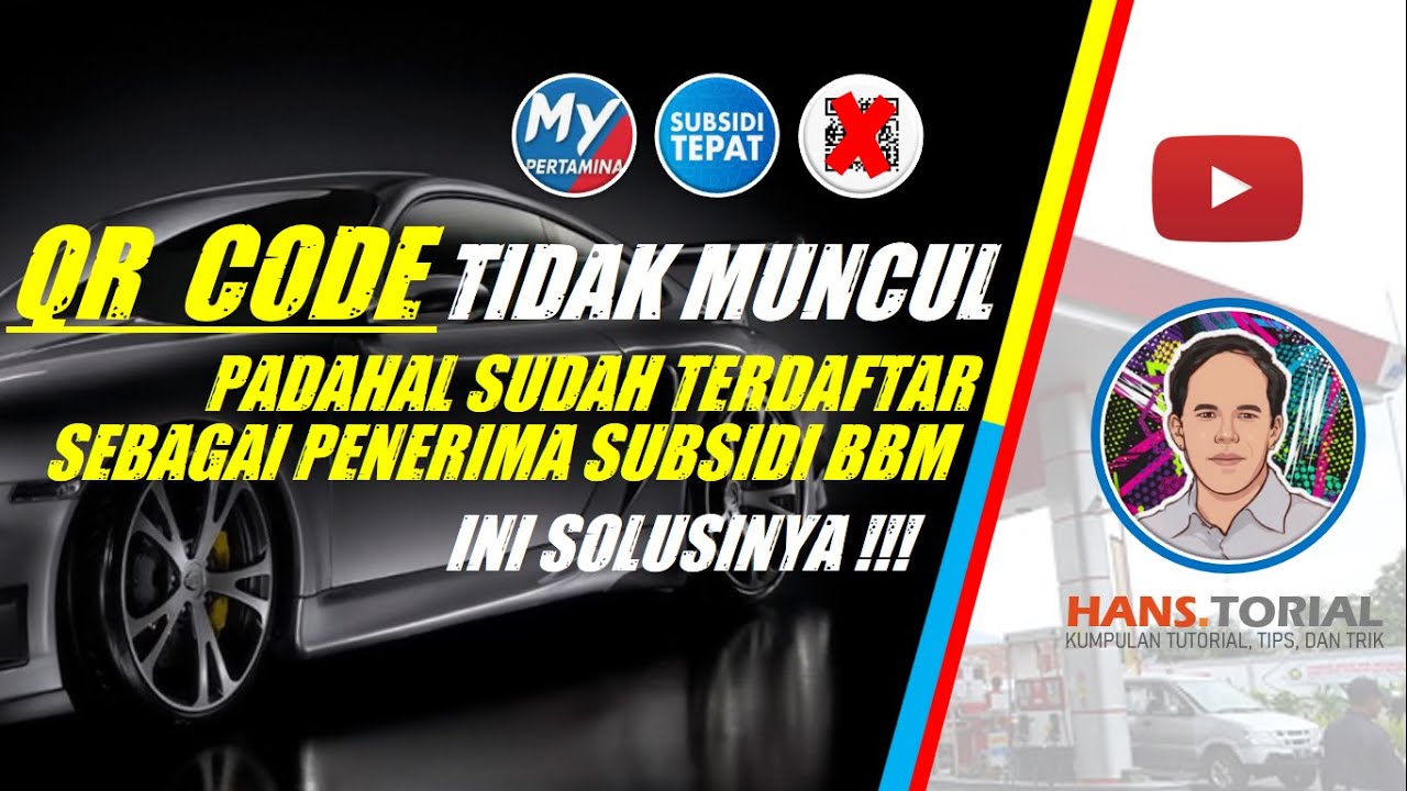 BARCODE / KODE QR SUBSIDI BBM DI MY PERTAMINA HILANG ATAU TIDAK MUNCUL ...