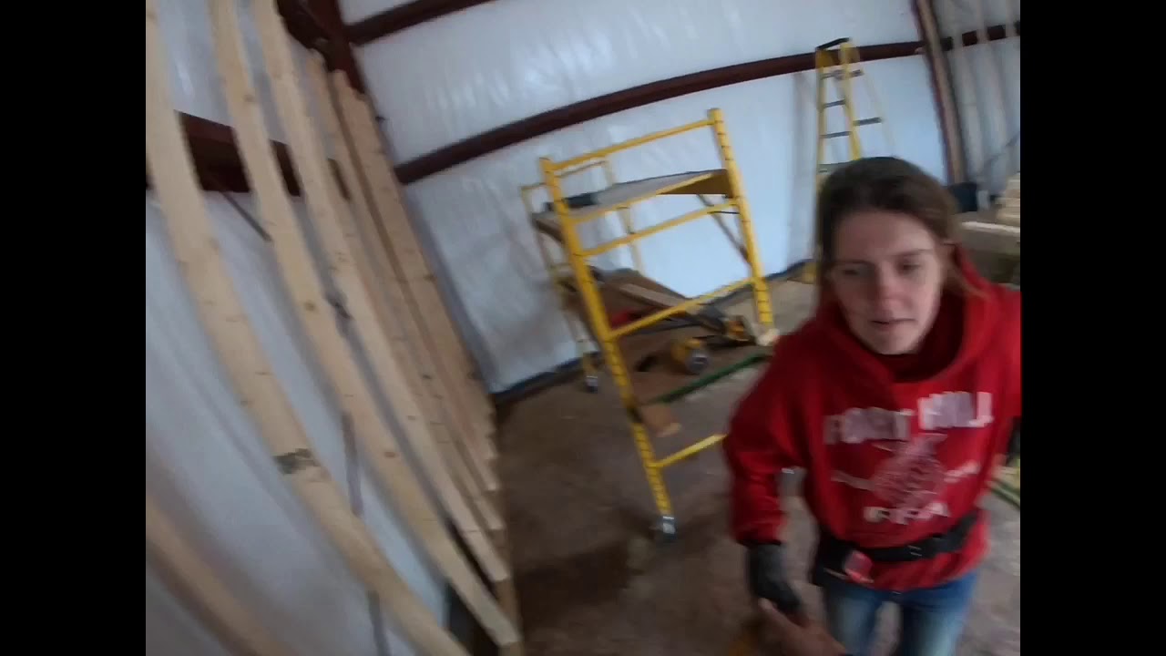 Interior of Metal Building - Framing - Part 2 - YouTube