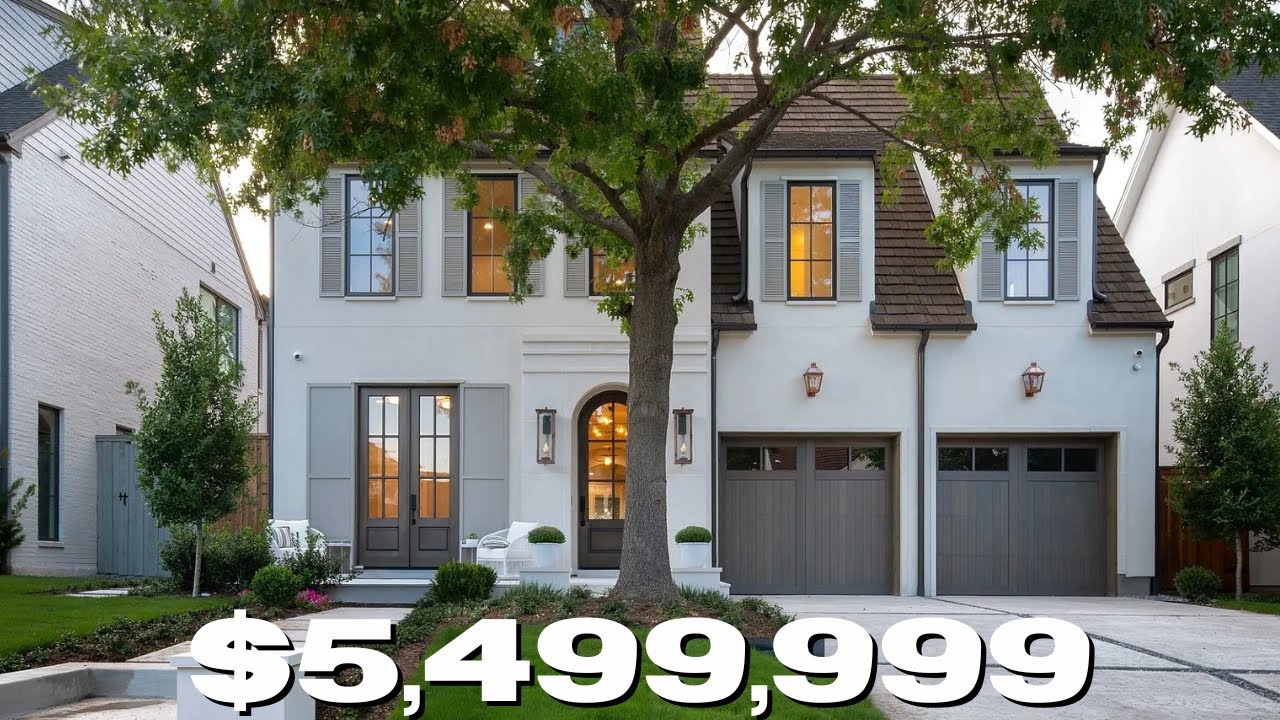 DALLAS REALTORS TOUR A $5.5M TRANSITIONAL HOME | See Why Everyone Wants ...