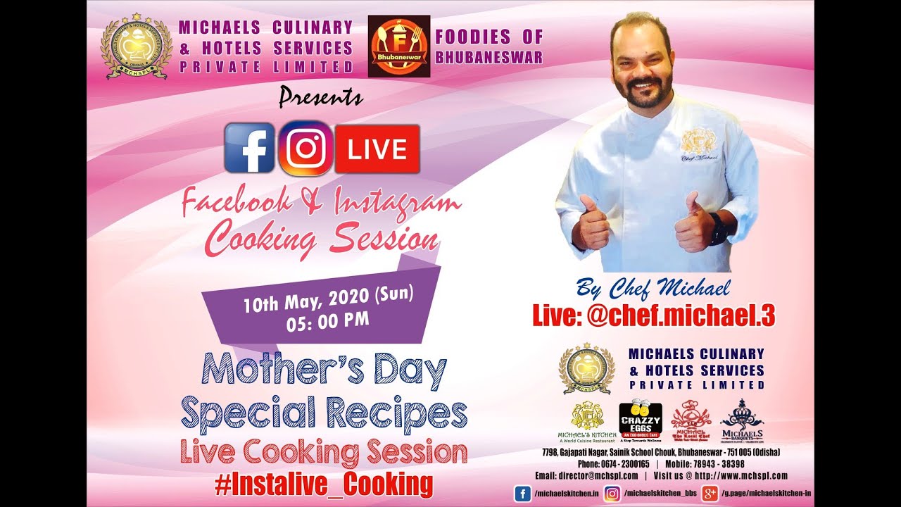 Facebook & Instagram Cooking Session 10/05/2020 (05:00 PM) - YouTube