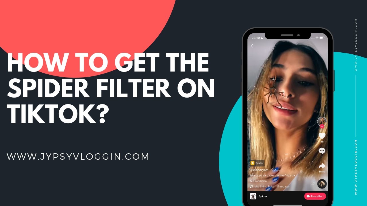 How to get the Spider filter on Tiktok - YouTube