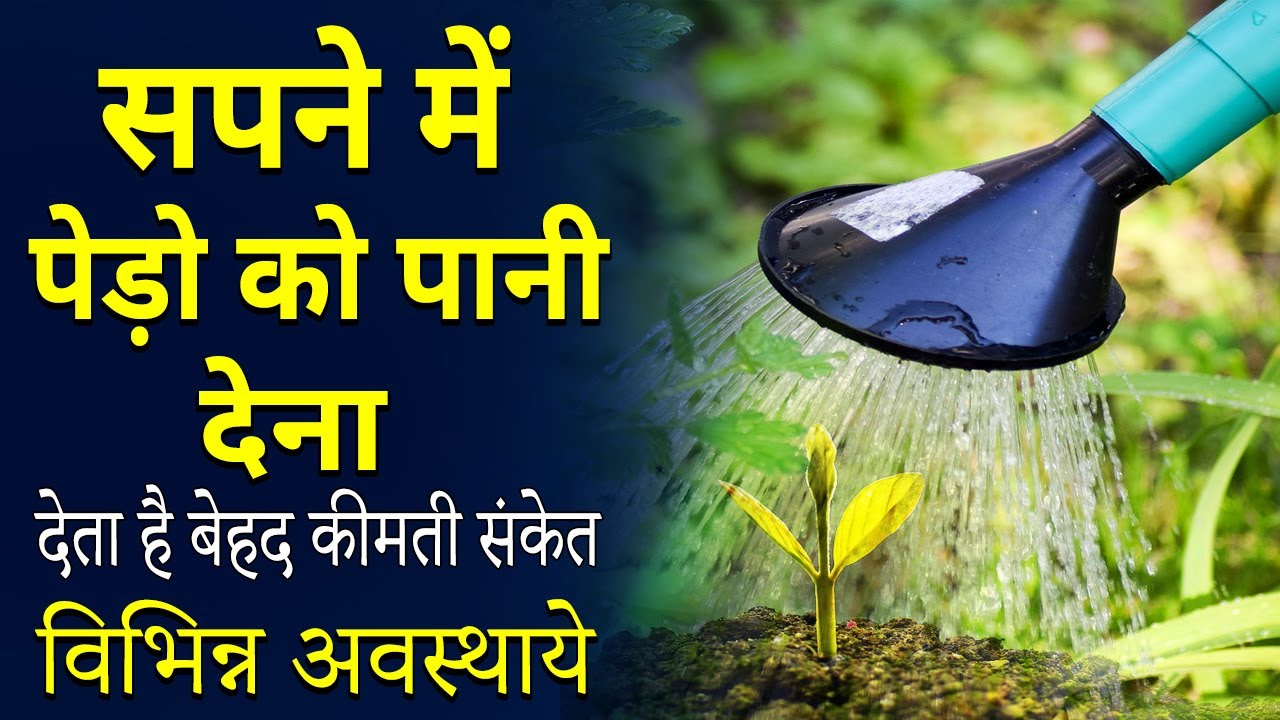 Sapne me paudho ko pani dena | watering plants in dream | sapne me Ped ...