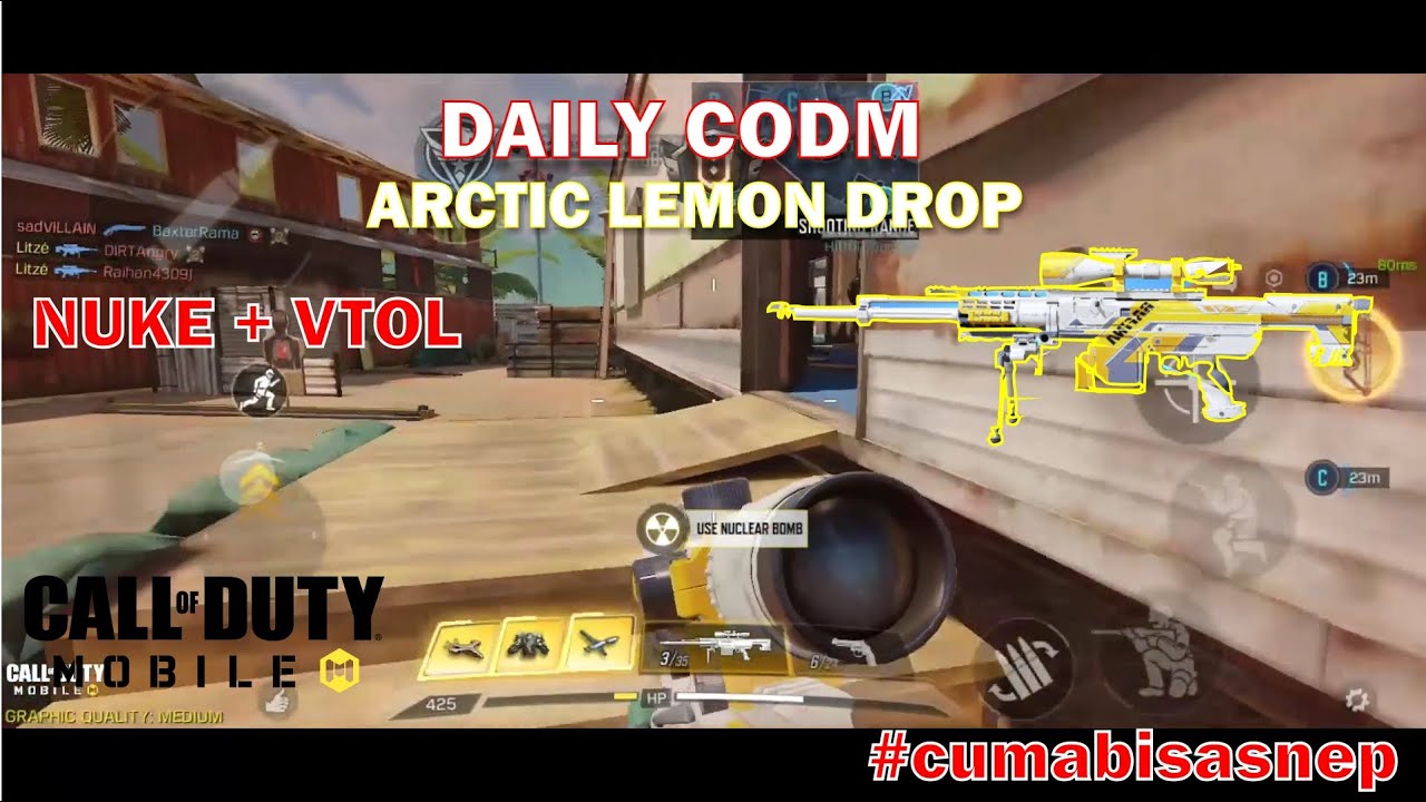 DAILY CODM | ARTIC LEMON DROP | NUKE GAMEPLAY #8 - YouTube