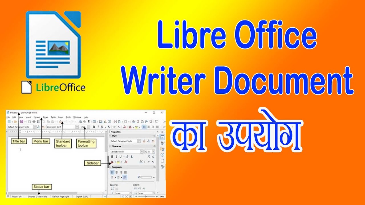 Use of Libre Office Writer Document | #libreofficewriter # ...