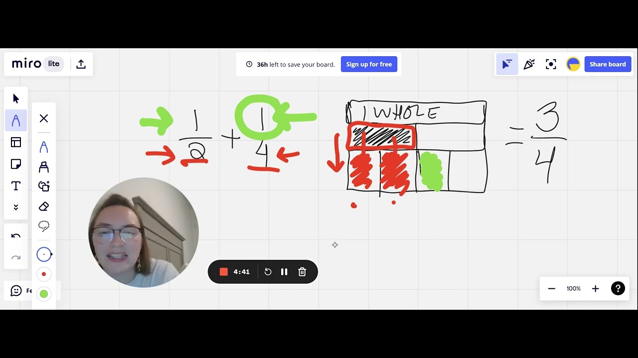 Fractions Math lesson - YouTube
