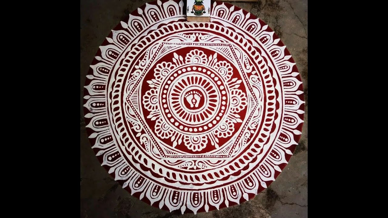 Manabasa Gurubar Jhoti Chita Design | Laxmi Puja Special Jhoti Chita ...