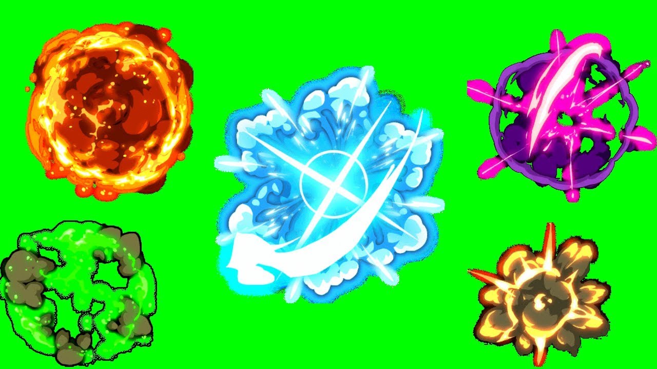 Pantalla Verde | 5 explosiones de Geometry Dash - YouTube