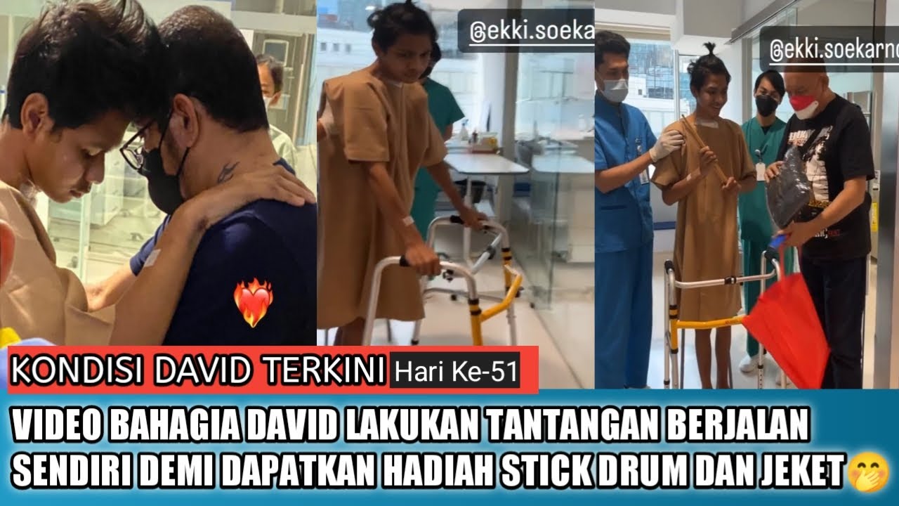 Hari Ke-51 Otot David Makin Kuat Sudah Bisa Jalan Sendiri dan Langsung ...