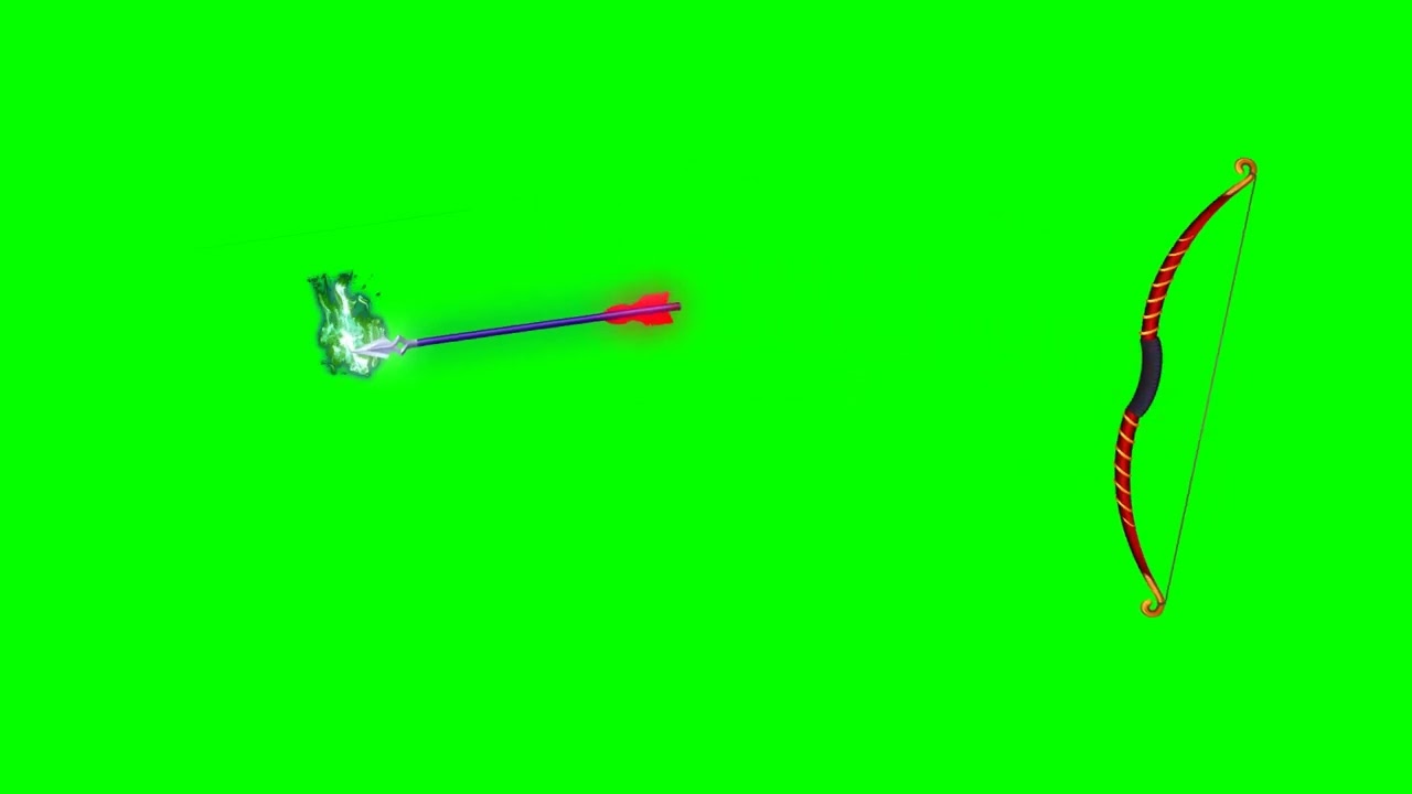 Red Arrow and Bow Green Screen Effects | Ancient War Weapons - YouTube