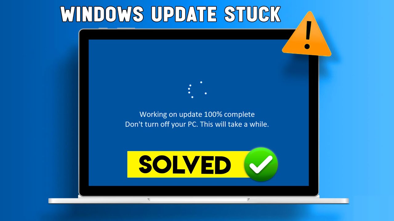 Fix Windows Update Stuck at 100% | 100% Working Solution (2025) - YouTube