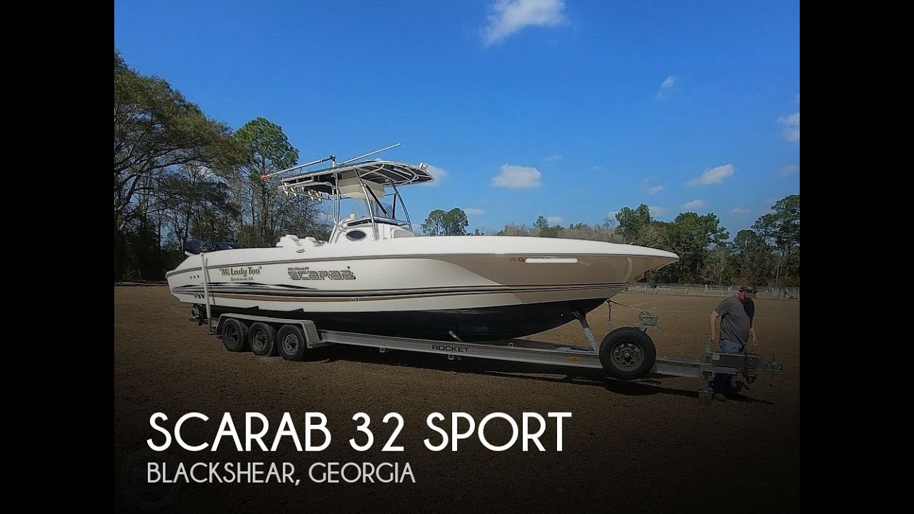 [SOLD] Used 2001 Scarab 32 Sport in Blackshear, Georgia - YouTube