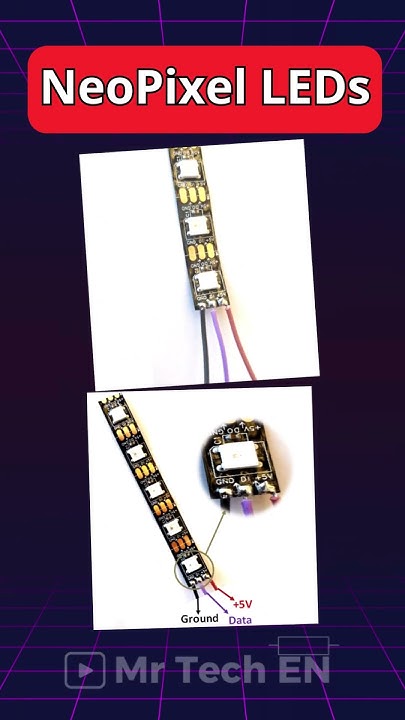 NeoPixel LEDs #arduino #esp32 #esp8266 #sensor #electronics - YouTube