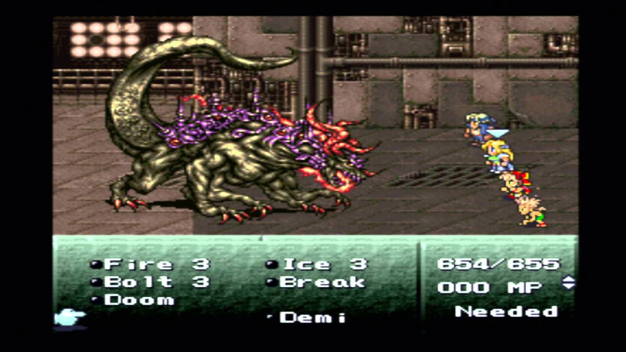Final Fantasy VI - Boss: Atma - YouTube
