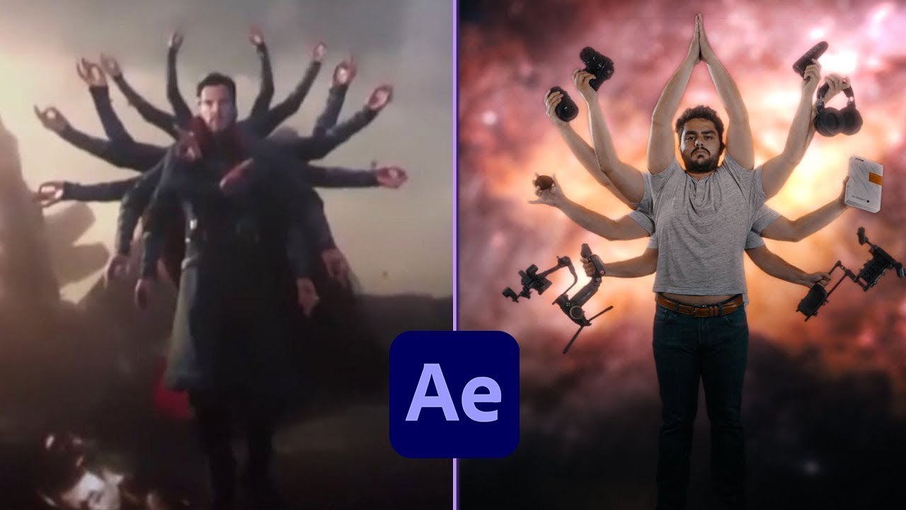 Doctor Strange Duplication Effect in After Effects Tutorial - YouTube