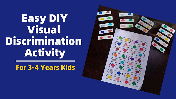 Visual Perception Worksheet For Kids Visual Discrimination Activities