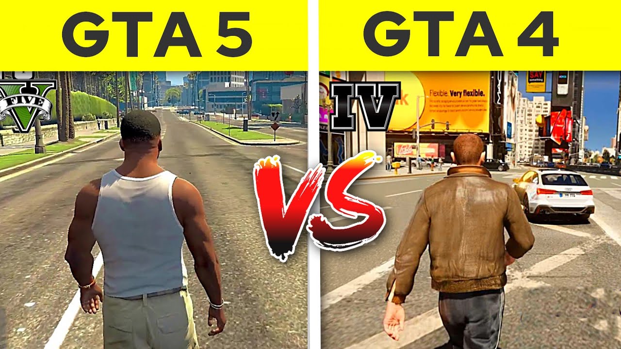 GTA 5 vs. GTA 4 | Full Comparison 2023 - YouTube