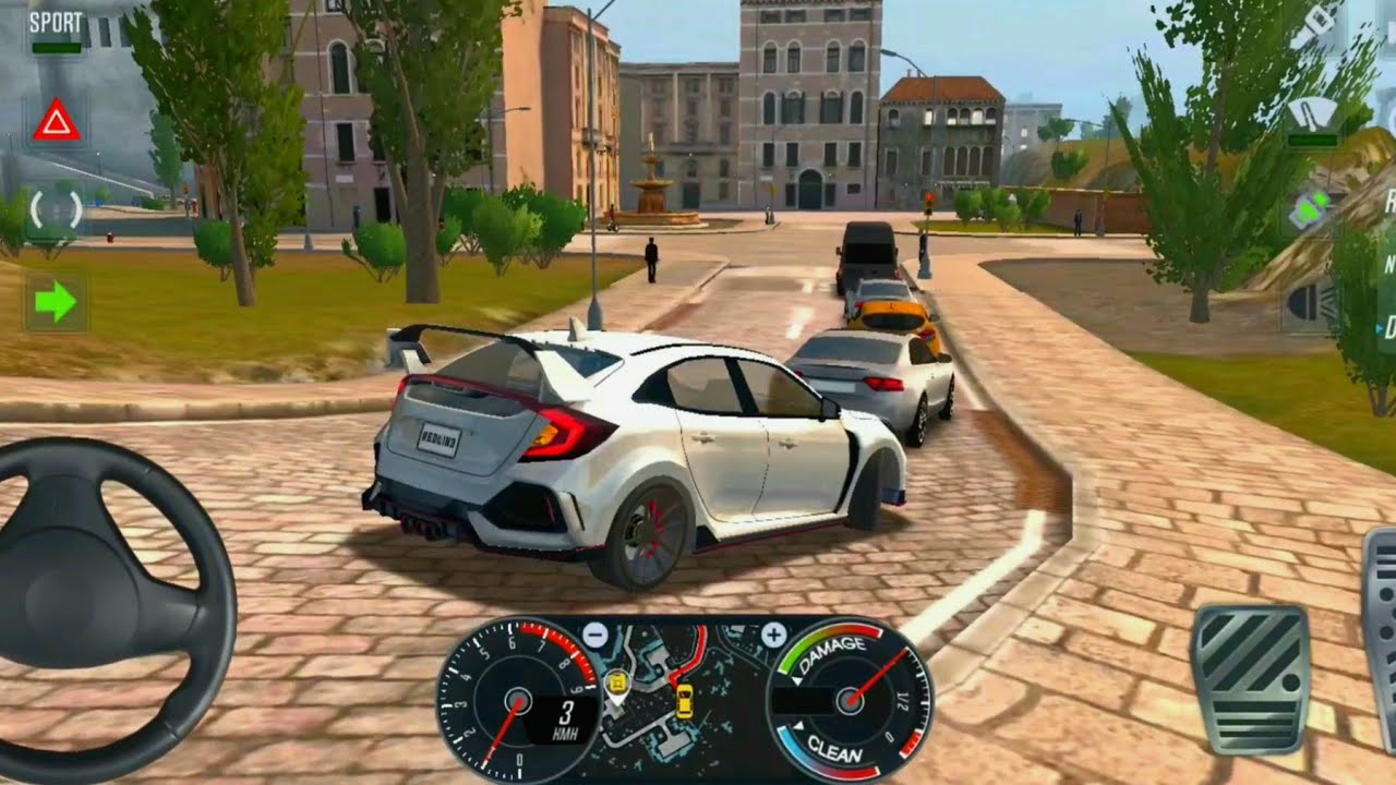 2019 Honda Civic TypeR driving as UBER - Real Taxi Sim - YouTube