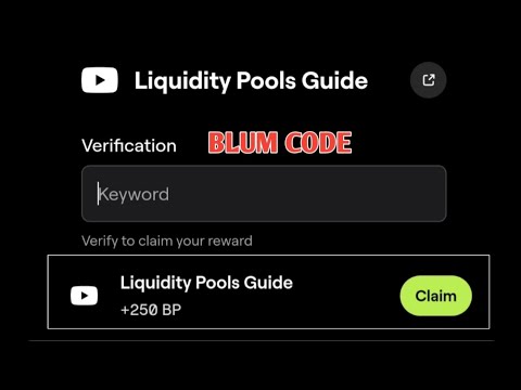 Liquidity pools Guide Blum- liquidity pools Guide Blum code - Liquidity Guide YouTube video ...