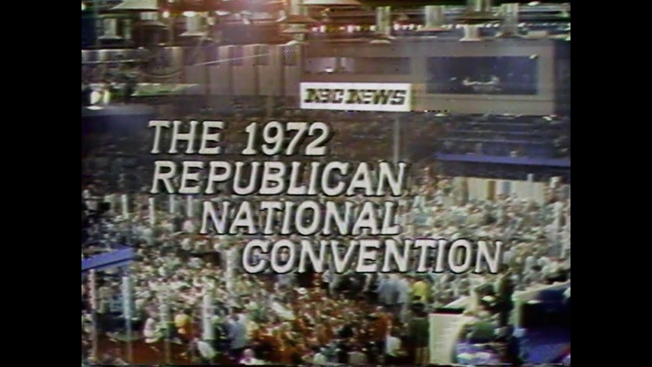 KNBC-4 KNXT-2 1972 Republican National Convention Breaks.... - YouTube