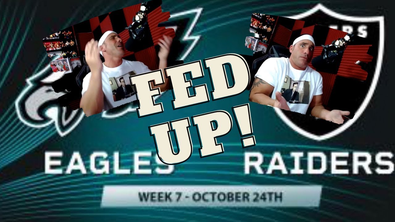 Philadelphia Eagles fan loses his mind after Raiders loss!!!-Angry and ...