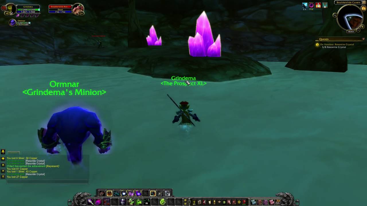 WoW quest #1877 Da Voodoo: Resonite Crystal - YouTube