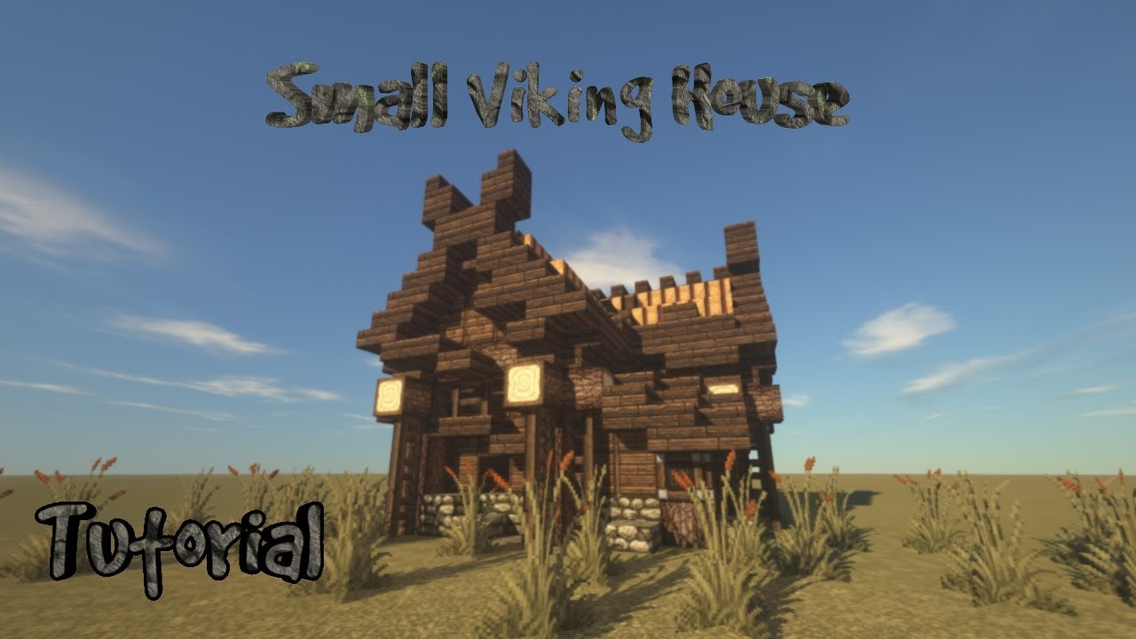 Small Viking House (Minecraft Tutorial) - YouTube