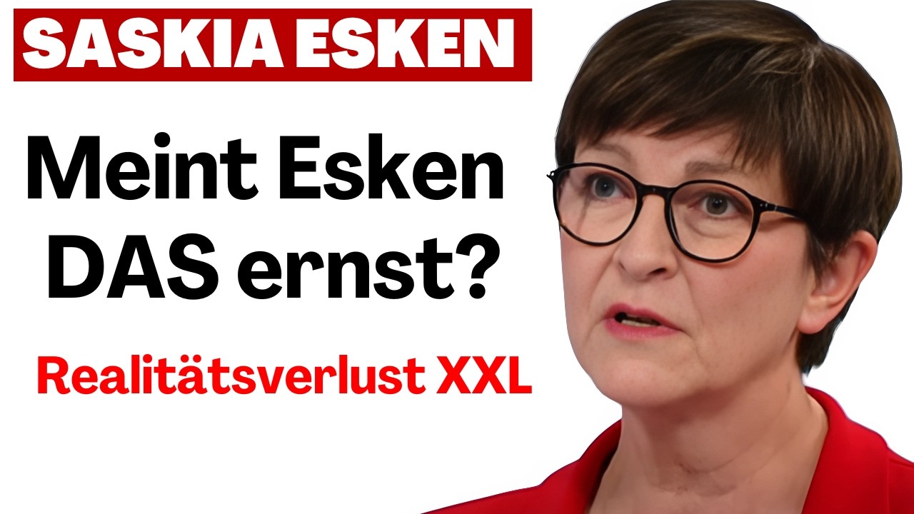 Gruseliges Interview mit Saskia Esken | SPD, Migration, Wirtschaft ...