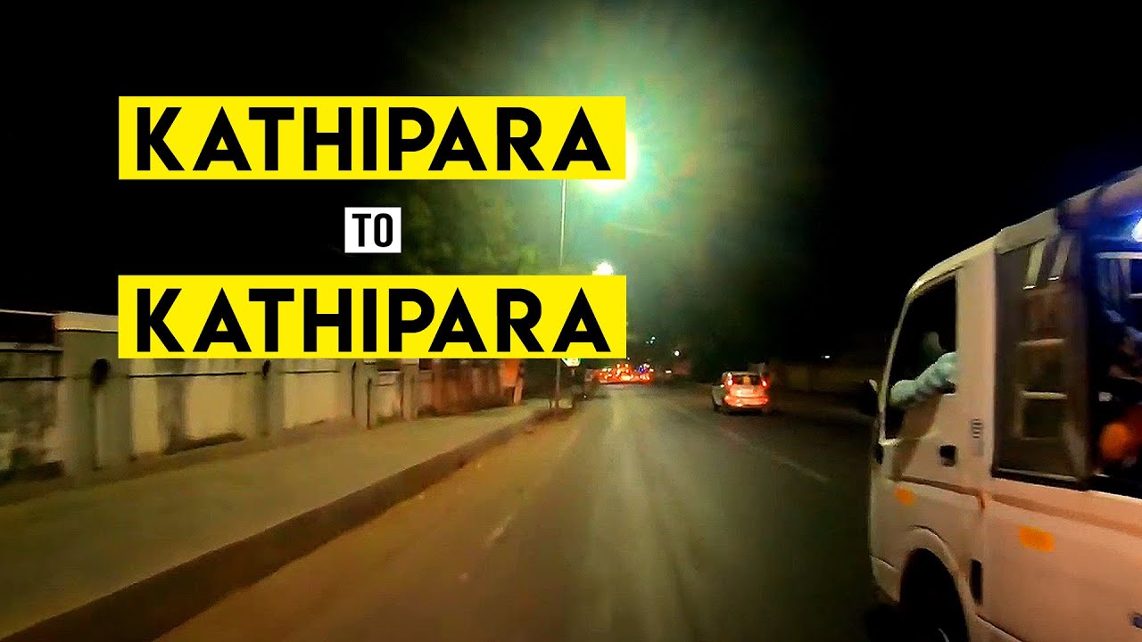 Peak hour traffic in Chennai Guindy kathipara flyover - YouTube