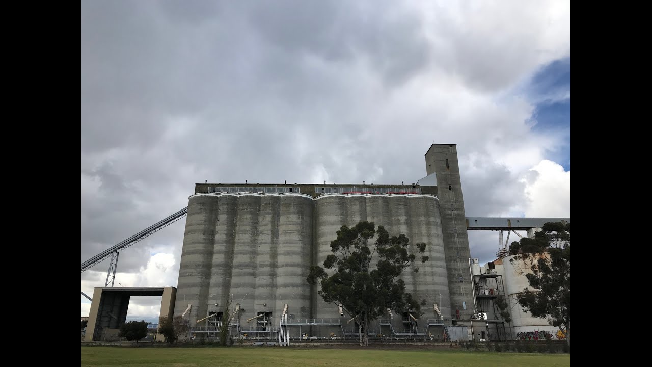 Abandoned Grain Silos With amazing city views. - YouTube